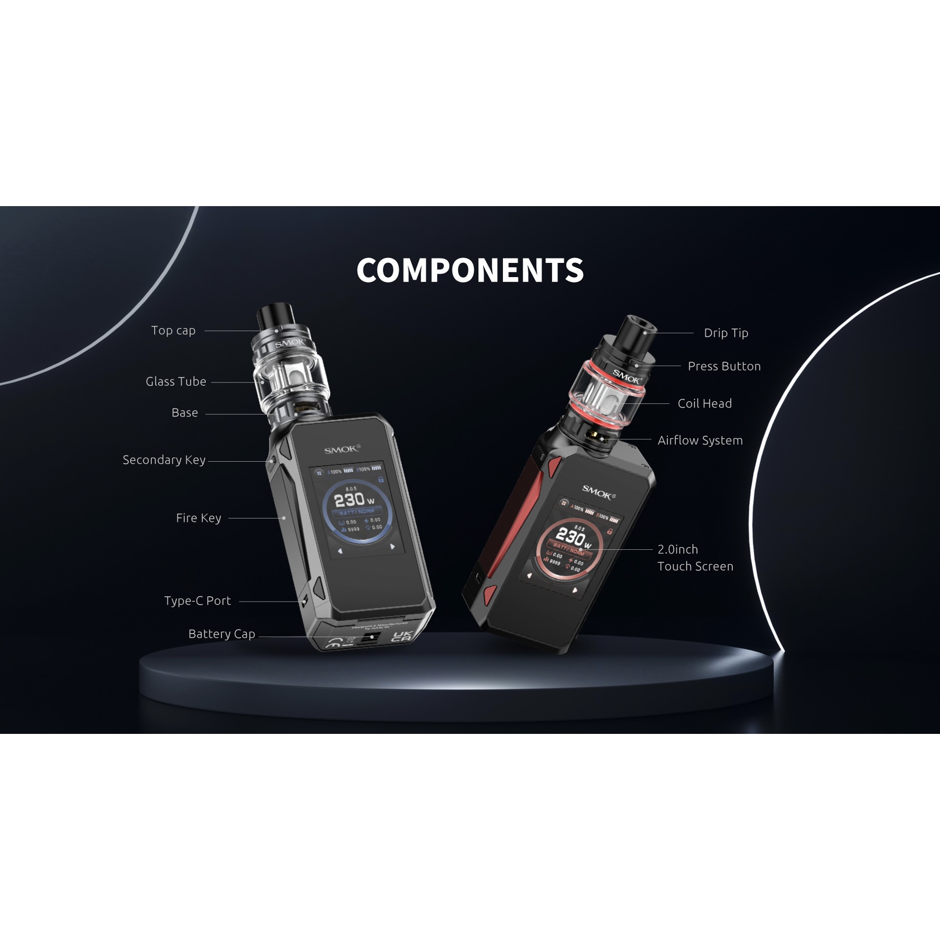 Smok G priv 4 Touchscreen Mod – Vapemandu
