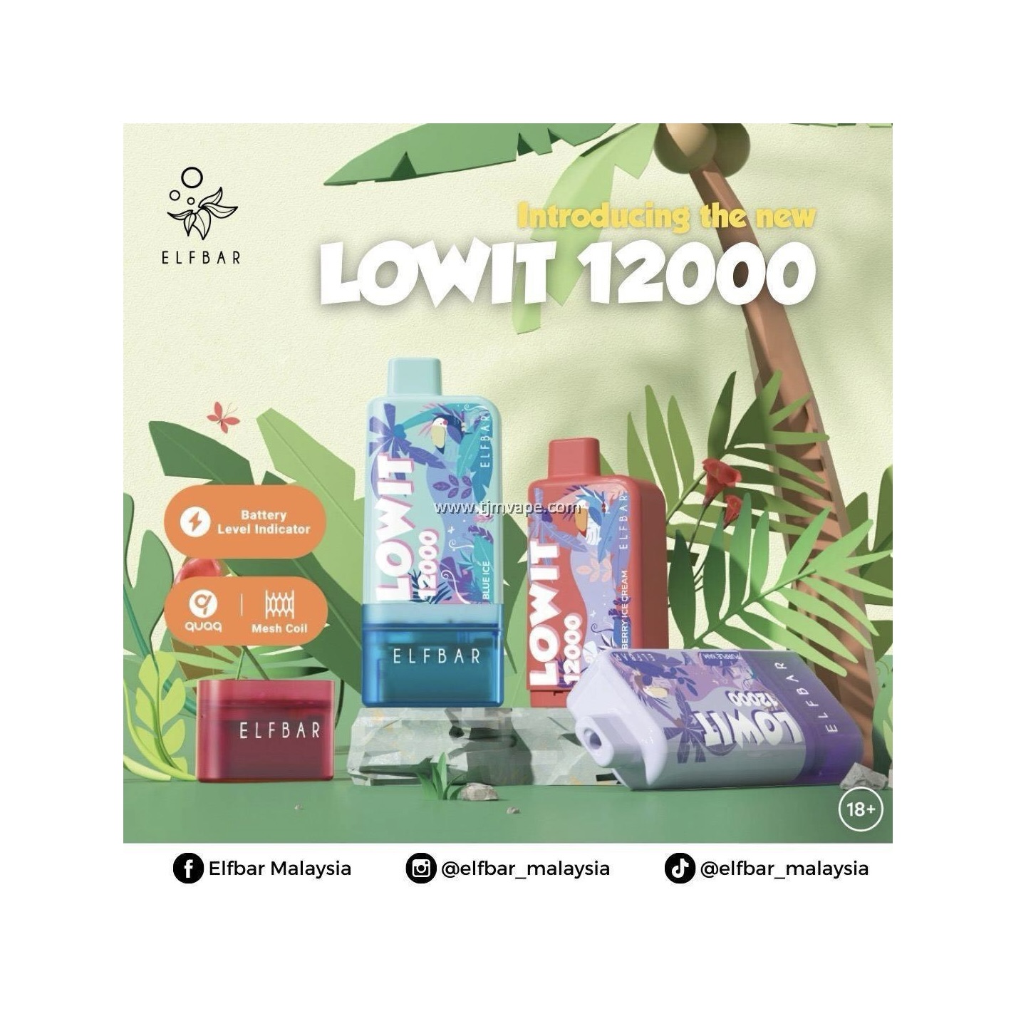 Elfbar Low It 12K Disposable Replaceable Pod – Vapemandu